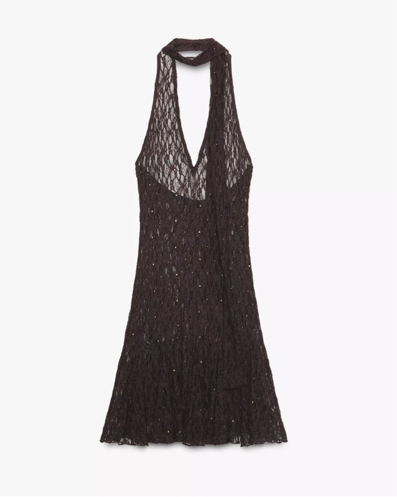 Studden Scarf Dress by Zara - Pickle