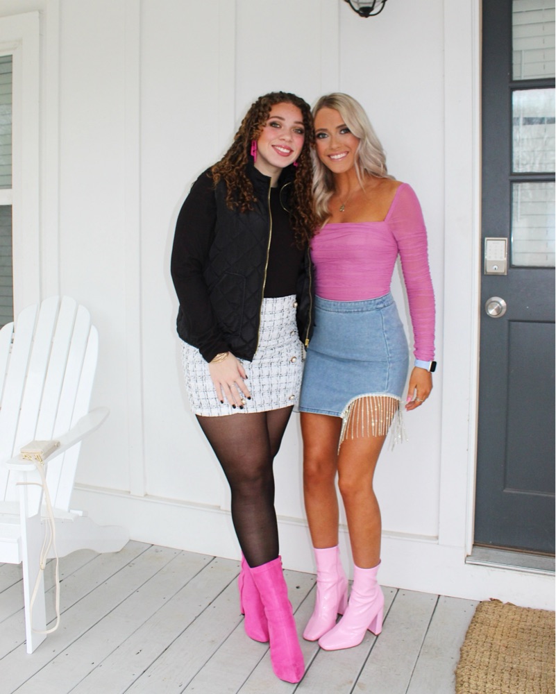 Pink Velvet Booties by Fashion Nova - Pickle