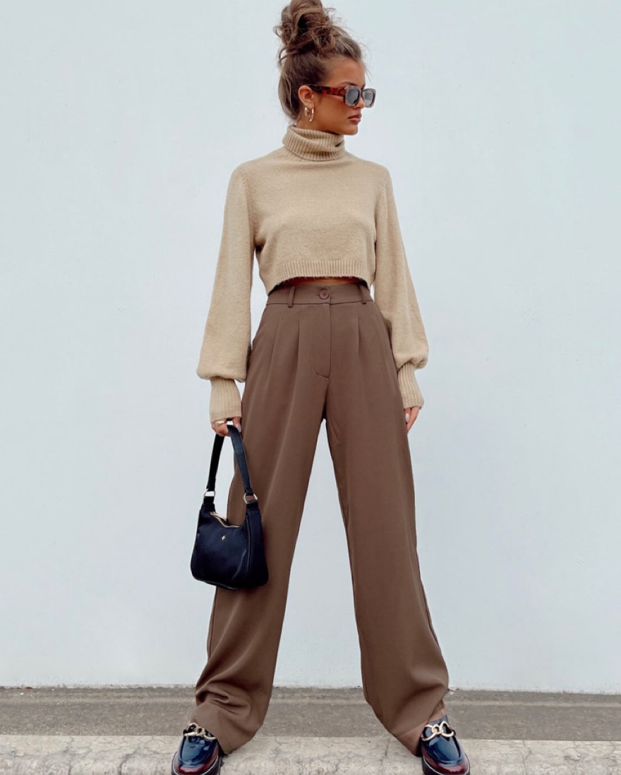 Princess Polly Archer Pant - Brown | Pickle