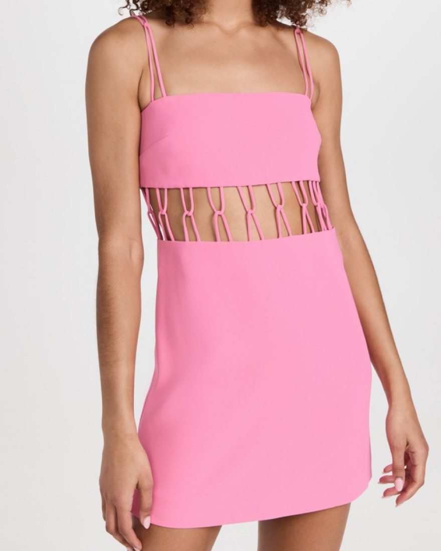 Alexis Cutout Waist Mini Dress | Pickle