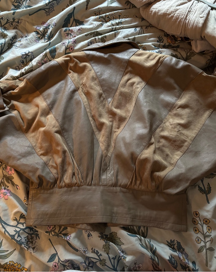Vintage Italian Leather & Suede Jacket | Pickle