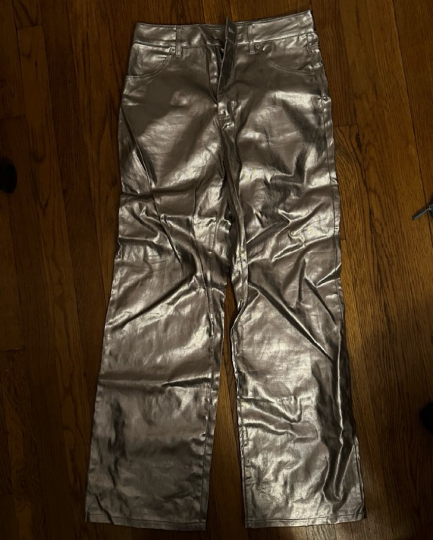 Meshki Silver Pants by Meshki - Pickle