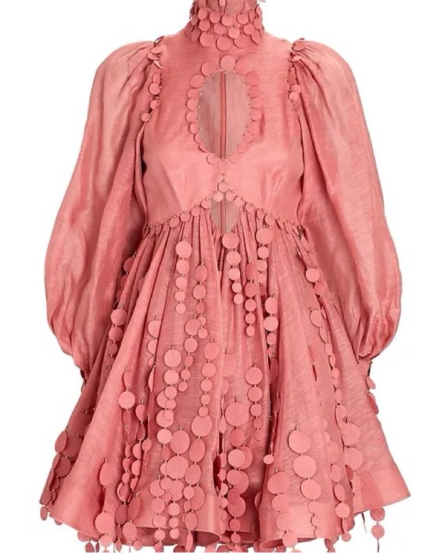 Zimmermann Concert Disc Mini Dress | Pickle