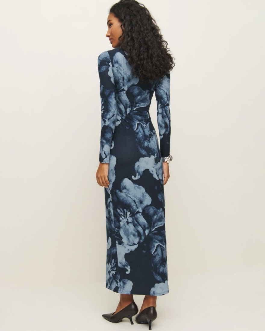 Reformation Tommie Dress Midnight Rose by Reformation - Pickle