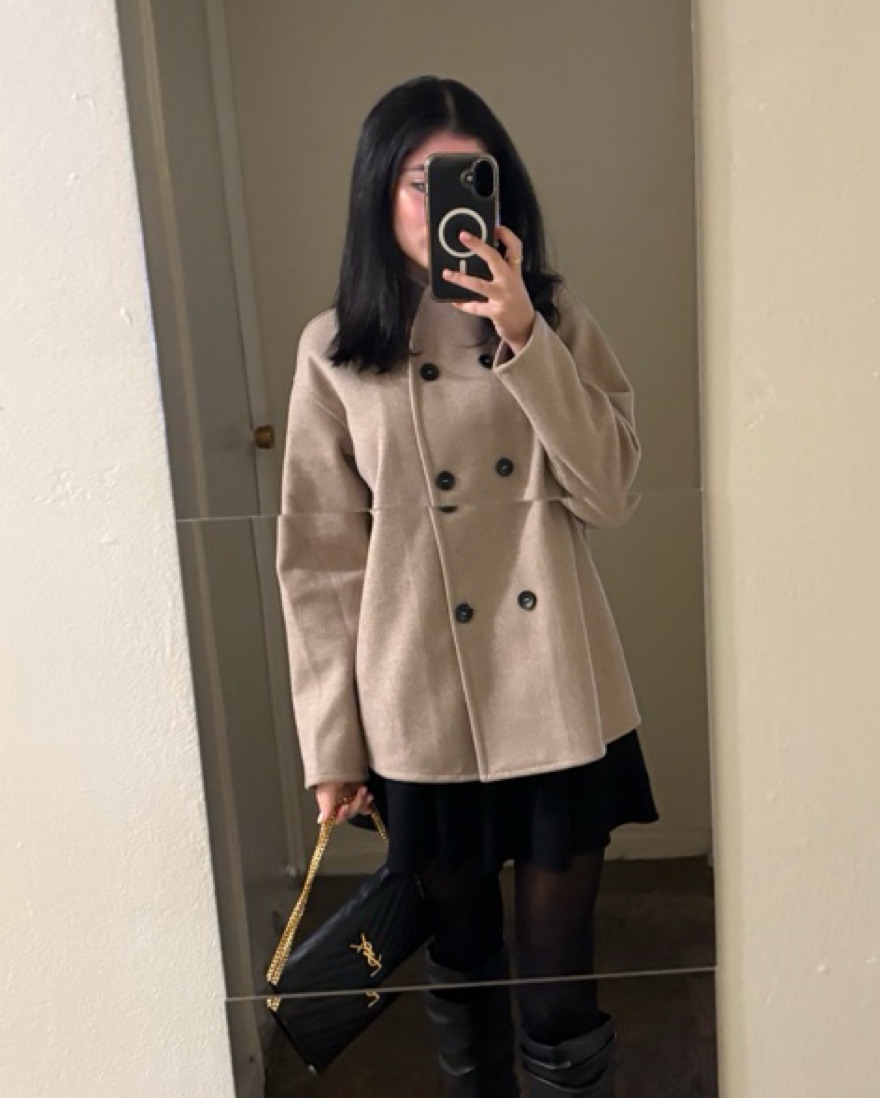Cozy Chic Beige Wool Blend Jacket | Pickle