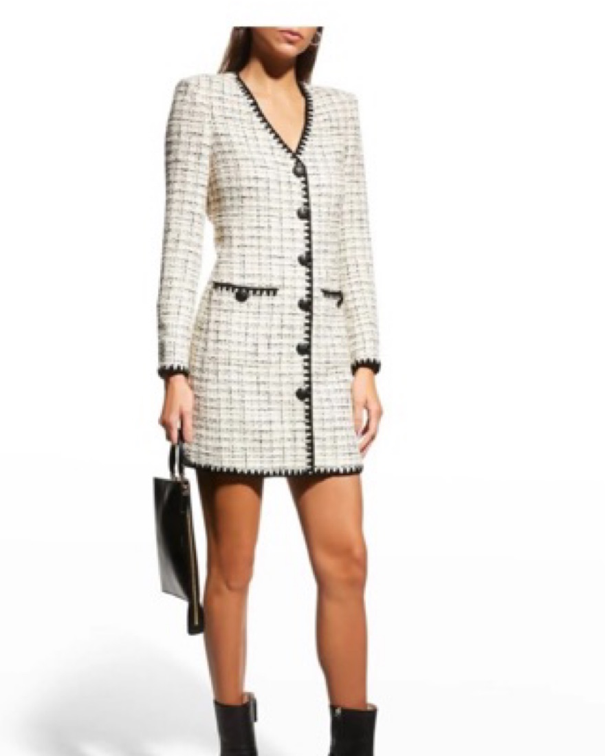 Veronica Beard Black & White Tweed Dress by Veronica Beard - Pickle