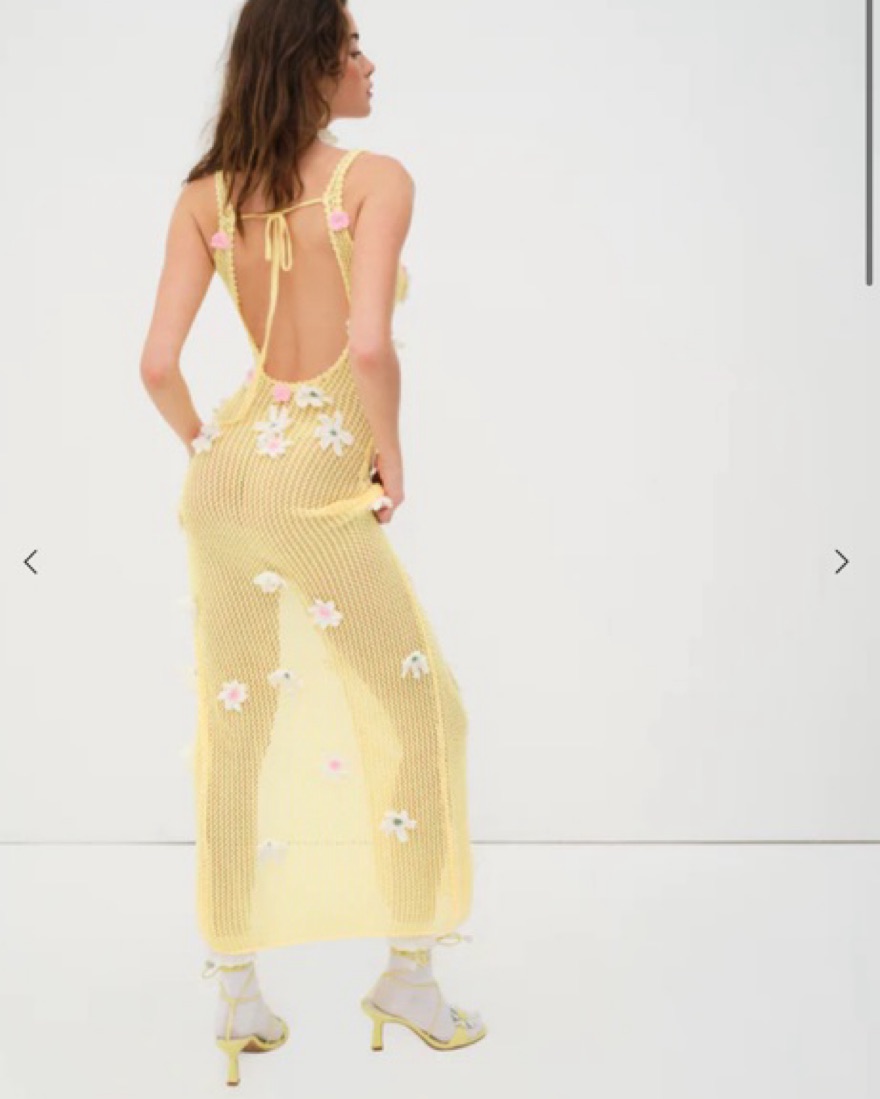 For Love And Lemons Corie Maxi Dress by For Love & Lemons - Pickle