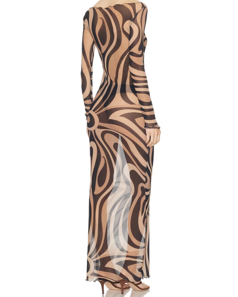 Puci Maxi Dress by Pucci - Pickle