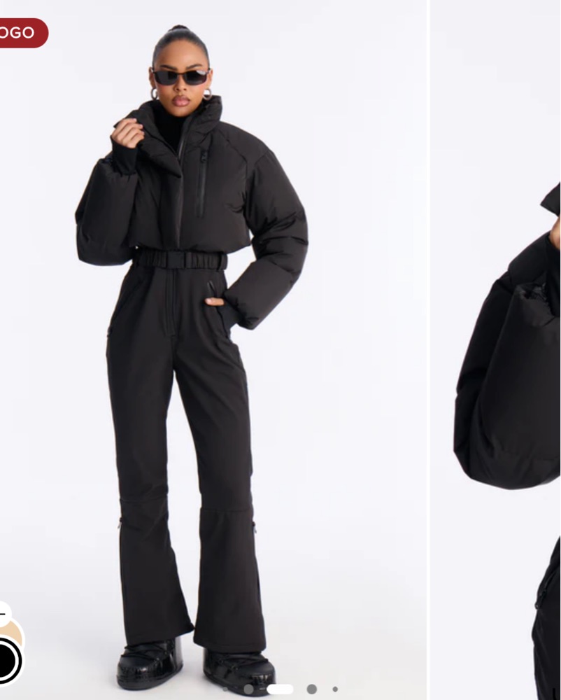 Black Ski Suit by Fashion Nova - Pickle