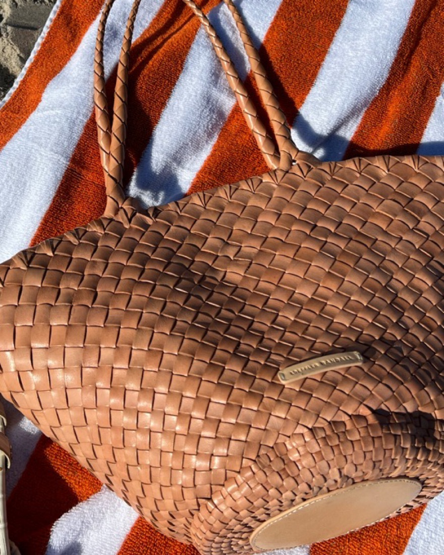 Loeffer Randall Woven Tote by Loeffler Randall - Pickle