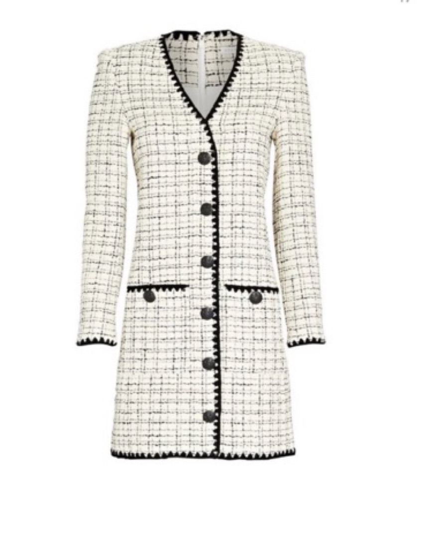 Veronica Beard Black & White Tweed Dress by Veronica Beard - Pickle