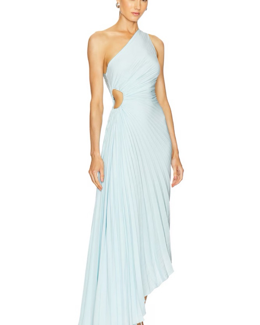 Delfina Aqua Blue Dress ALC by ALC - Pickle
