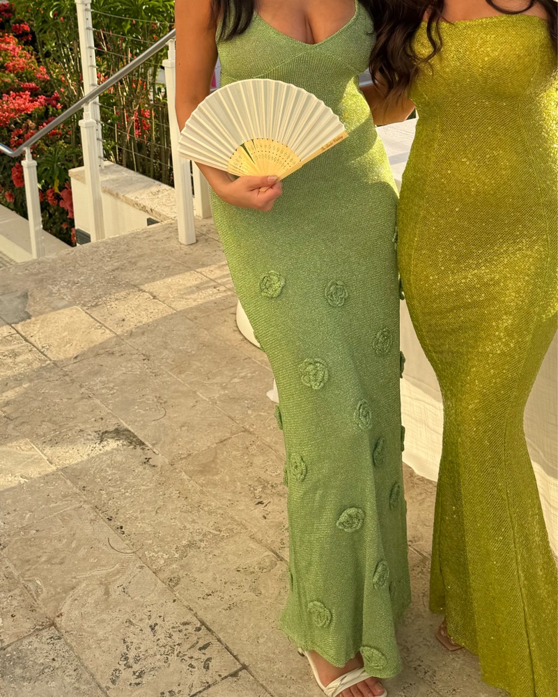 Meshki Knit Maxi Dress by Meshki - Pickle