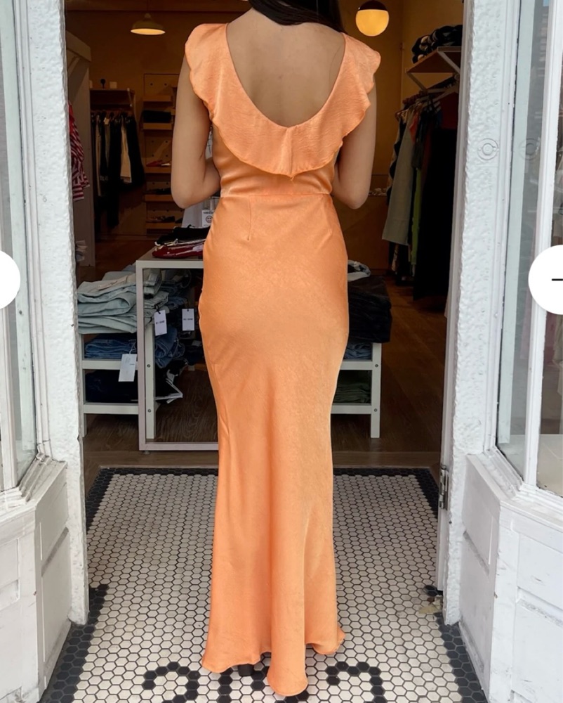 American Threads Orange Formal Dress | Pickle