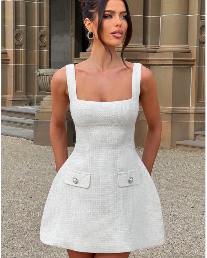 Baby Boo White Mini Dress by Babyboo - Pickle