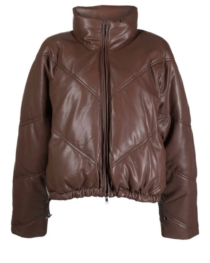 A.L.C Morrison high-neck padded jacket by ALC - Pickle