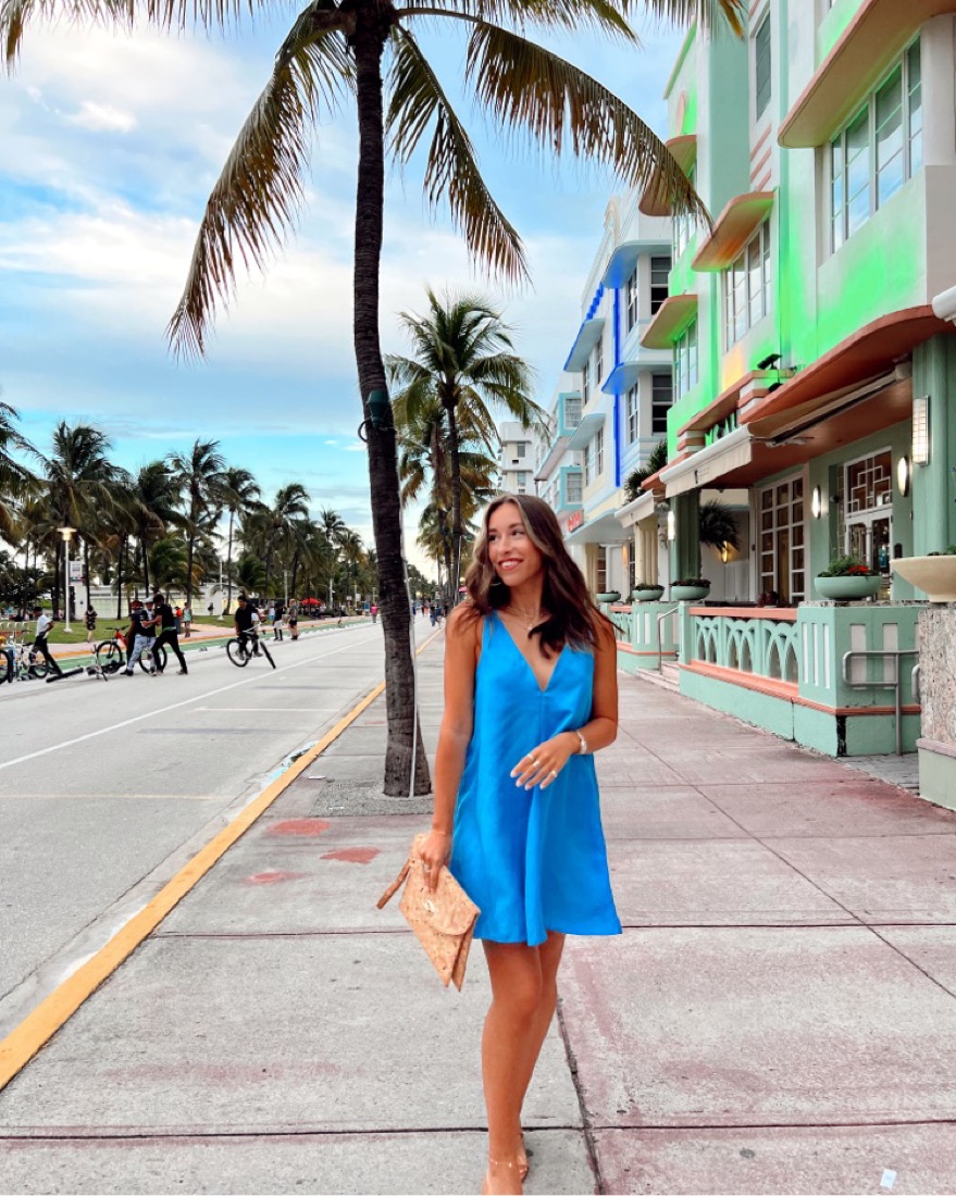 Bright Blue Mini Dress | Pickle