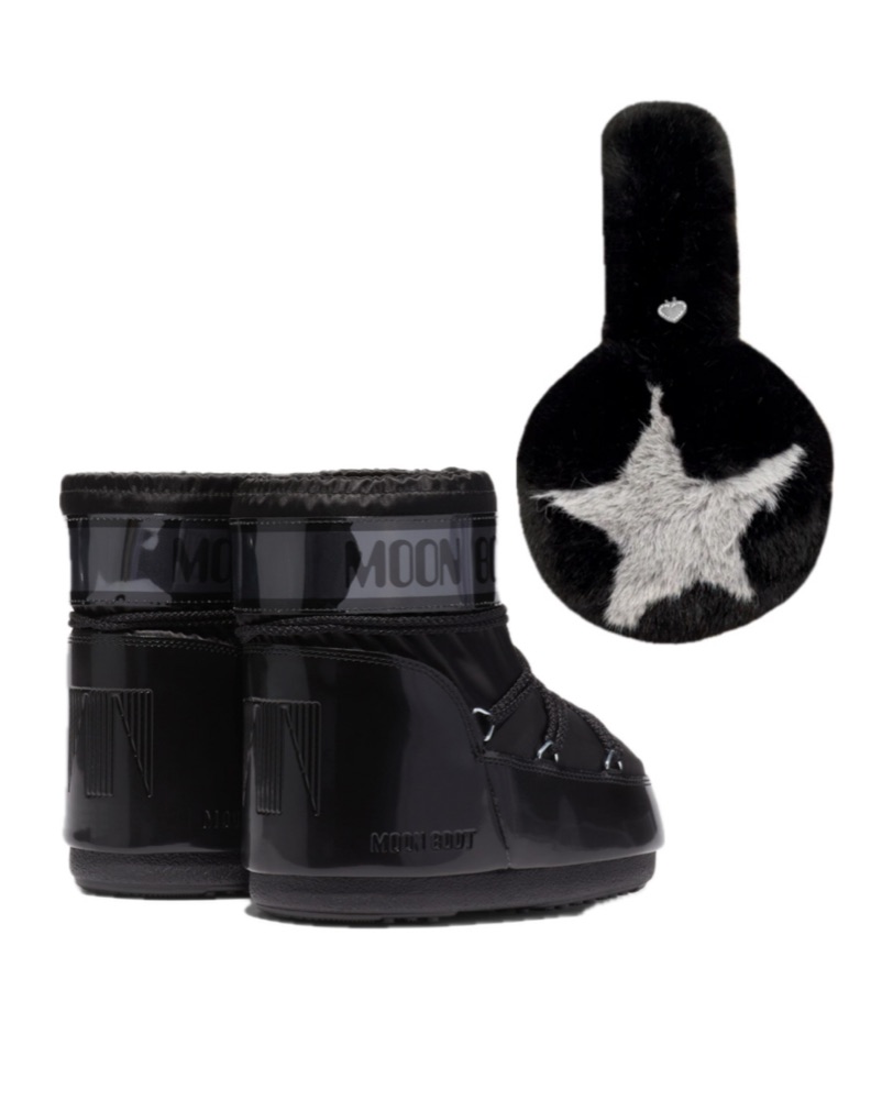 Black Moon Boot + Emi Jay Ear Muffs by Moon Boot - Pickle