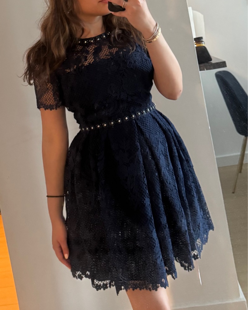 Self portrait navy Dress by Self Portrait - Pickle