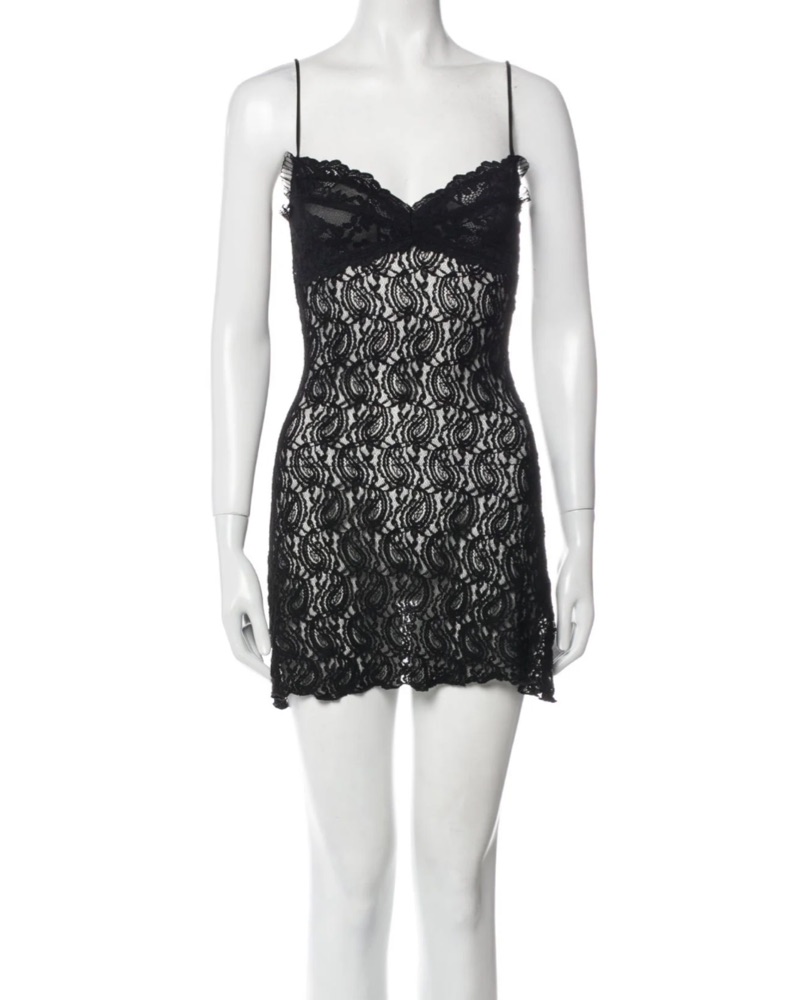 Realisation Par Silk Lace Dress by Realisation Par - Pickle