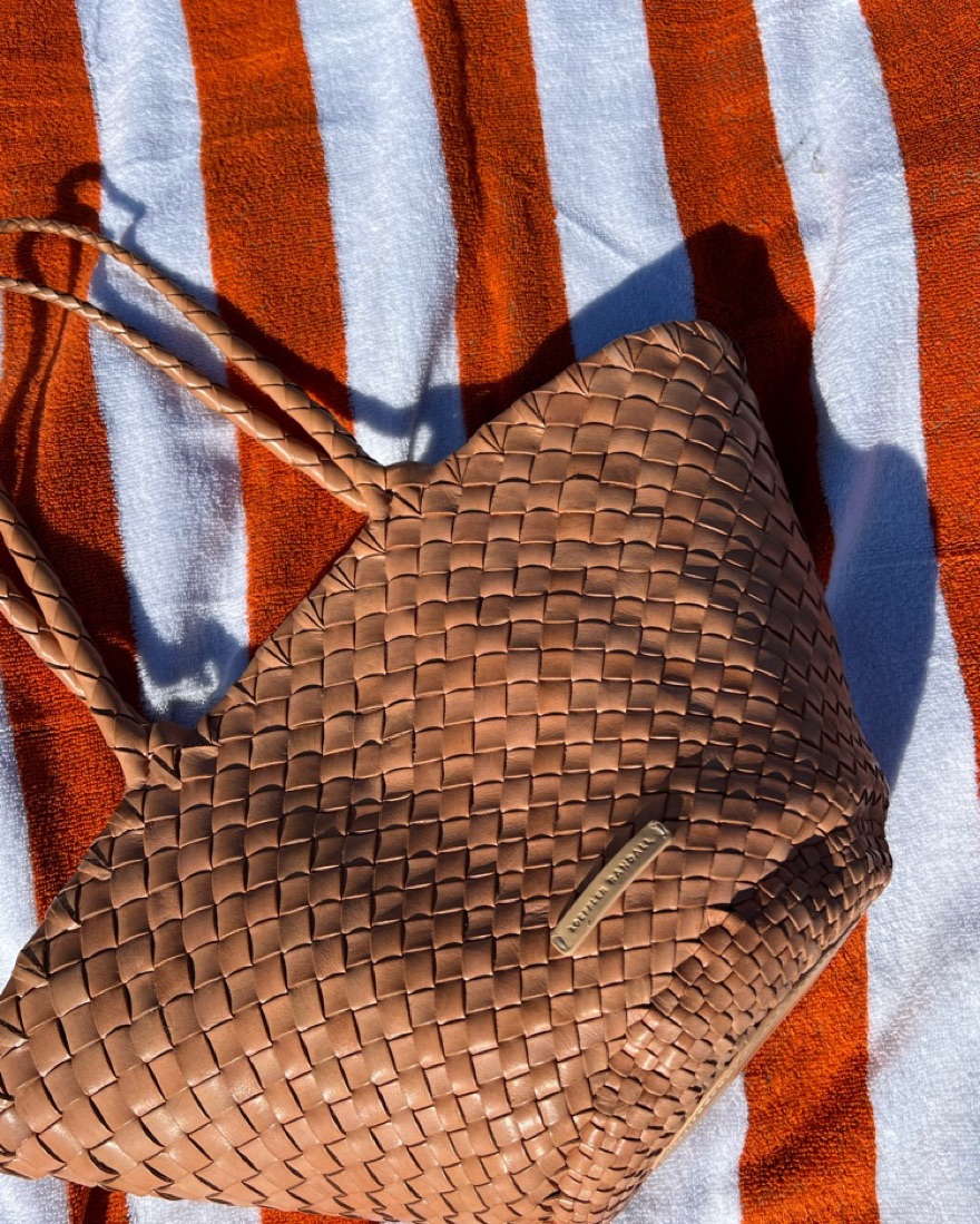 Loeffer Randall Woven Tote by Loeffler Randall - Pickle