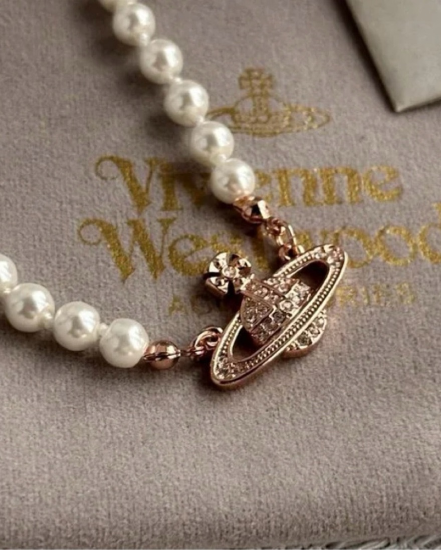 Vivienne westwood rose gold Choker by Vivienne Westwood - Pickle
