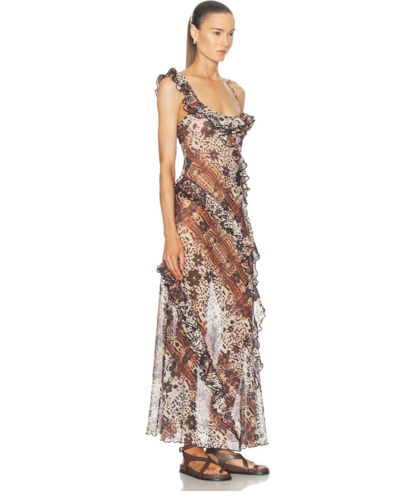 Seidres For FWRD Dress With Neck Scarf! by Seidres - Pickle