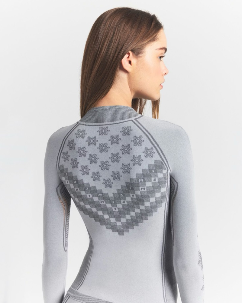 Skims First Layers Mirror Fair Isle Set by Skims - Pickle