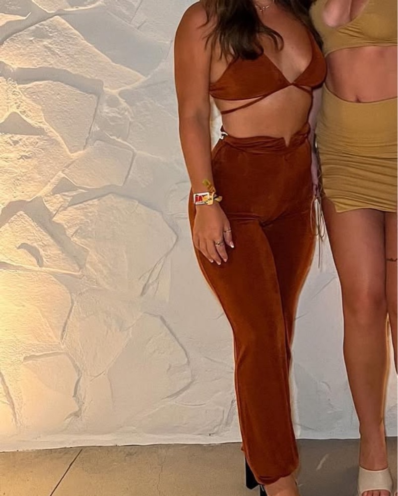 Irene Strappy Pant Set in Rust | Pickle