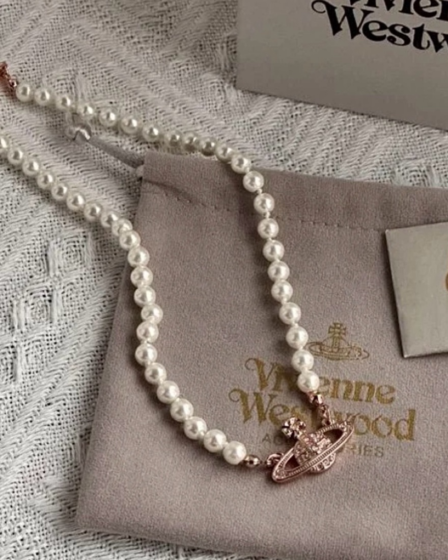 Vivienne westwood rose gold Choker by Vivienne Westwood - Pickle