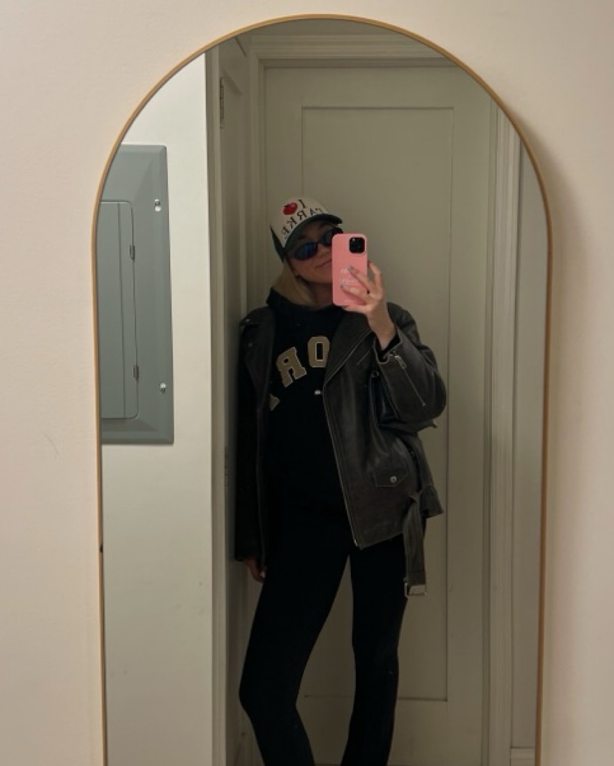 Madewell Leather Oversized Bomber | Pickle