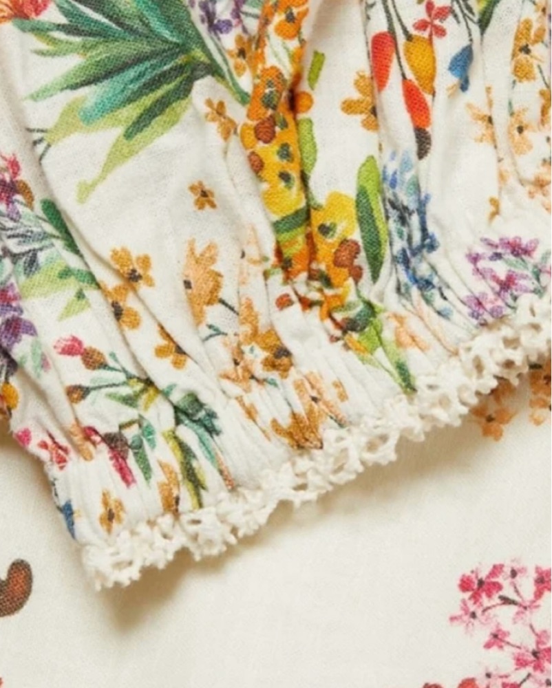 FARM RIO Delicate Forest Scarves Dress by Farm Rio - Pickle
