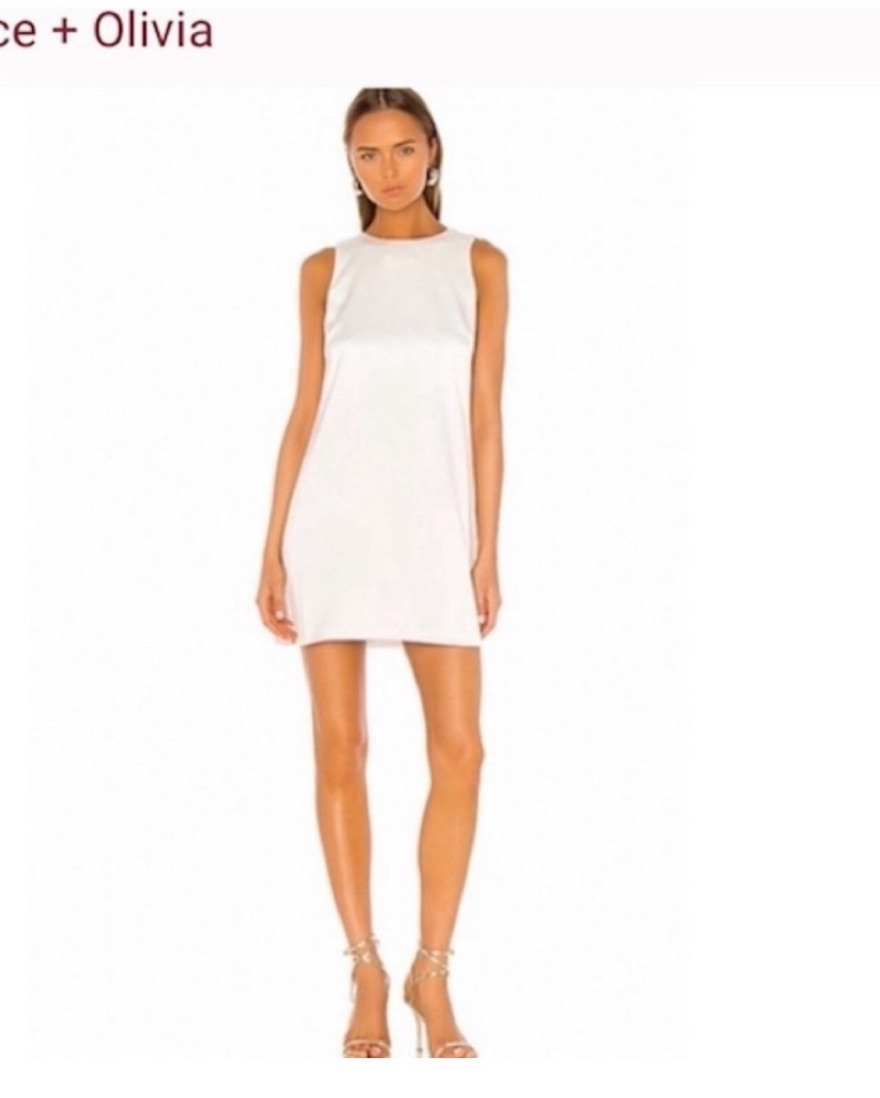 Alice + Olivia Satin Dress by Alice & Olivia - Pickle