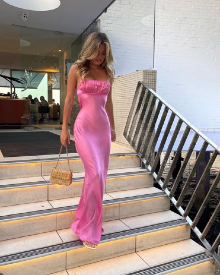 Bec & Bridge Pink Amber Maxi Dress by Bec & Bridge - Pickle
