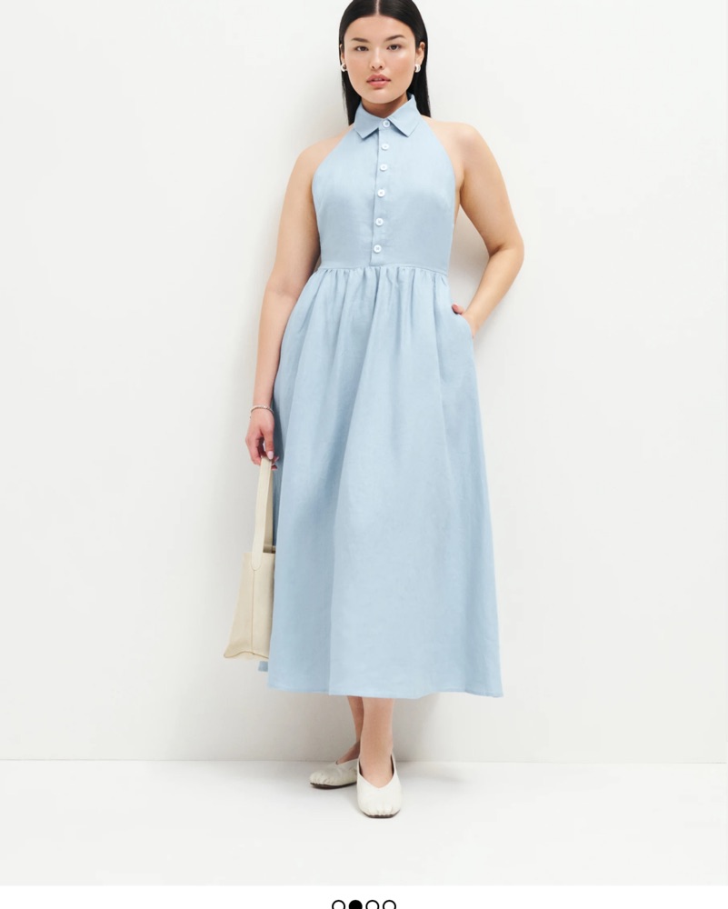 Tace Linen Dress by Reformation | Pickle